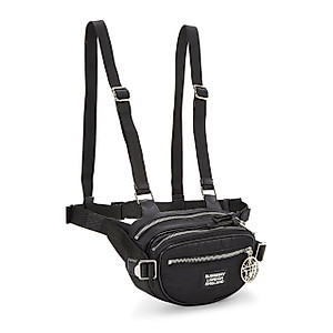 Burberry, Pre-Loved Black Nylon Cannon Belt Bag, Black