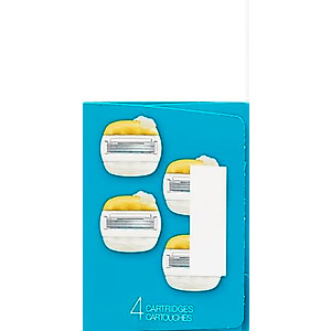 Gillette Venus with Olay Comfortglide Women's Razor Blade Refills, 4 Count, Womens Razors / Blades