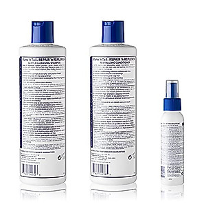 Mane ’n Tail Sulfate Free Repair ’n Replenish Gentle Cleaning And Replenishing System (11.2 Oz Each) with Extreme Detangler 3.4 Ounce
