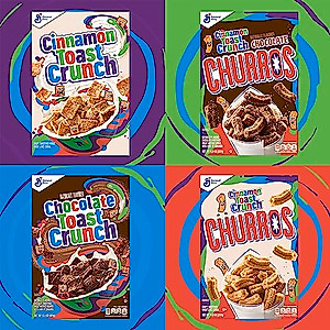 Original Cinnamon Toast Crunch Breakfast Cereal, Crispy Cinnamon Cereal, 12 OZ Cereal Box