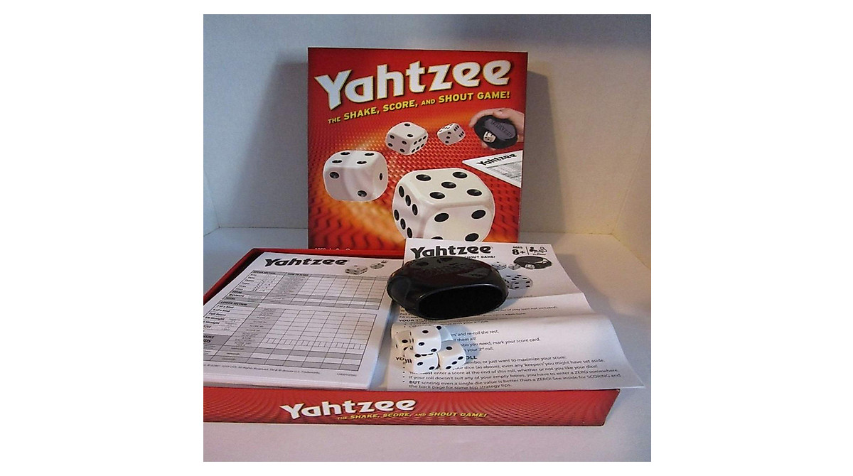 Yahtzee Board Game Bundle with Score Pads | PTP Black Edition