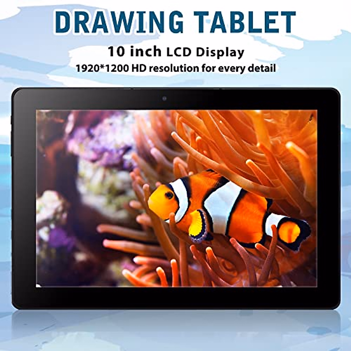Frunsi Standalone Drawing Tablet,Android 12 Drawing-Tablet with Screen No Computer Needed 4GB/64GB Drawing Display with USB-C for Artist,Designer