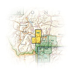 Bozeman, Big Sky, Bridger Range Map (National Geographic Trails Illustrated Map, 723)