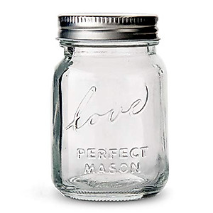 WEDDINGSTAR Mini Love Mason Jar with Lid - 6 Pack
