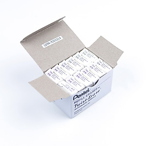 Pentel Refill Erasers For Pentel Twist-Erase Series Pencils - Pack of 36 (E10)