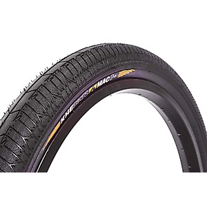 KHE BMX Tire Freestyle MAC2+ Street Park Folding 20 x 2.30 Inches 0.79lbs Black