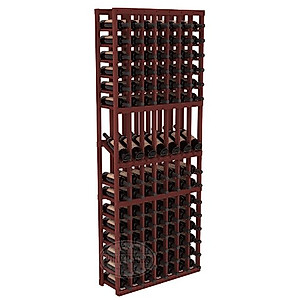 Wine Racks America Redwood 7 Column Display Row Wine Cellar Rack. Cherry Stain