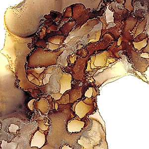 Pixiss Browns Alcohol Inks Set, 5 Highly Saturated Brown Alcohol Inks, for Resin Petri Dishes, Alcohol Ink Paper, Tumblers, Coasters, Resin Dye