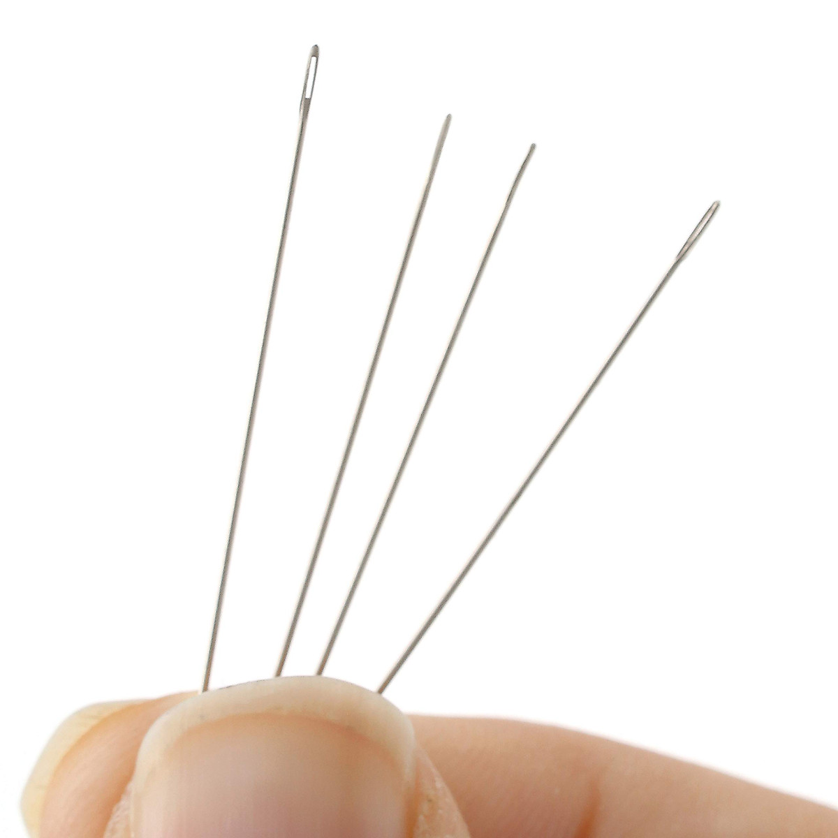 The Beadsmith English Beading Needles, Size 10, 4 Needles per Card, Made in England, Use for Loom Weaving Beadwork, Off-Loom Stitching and Jewelry Making with Seed Beads