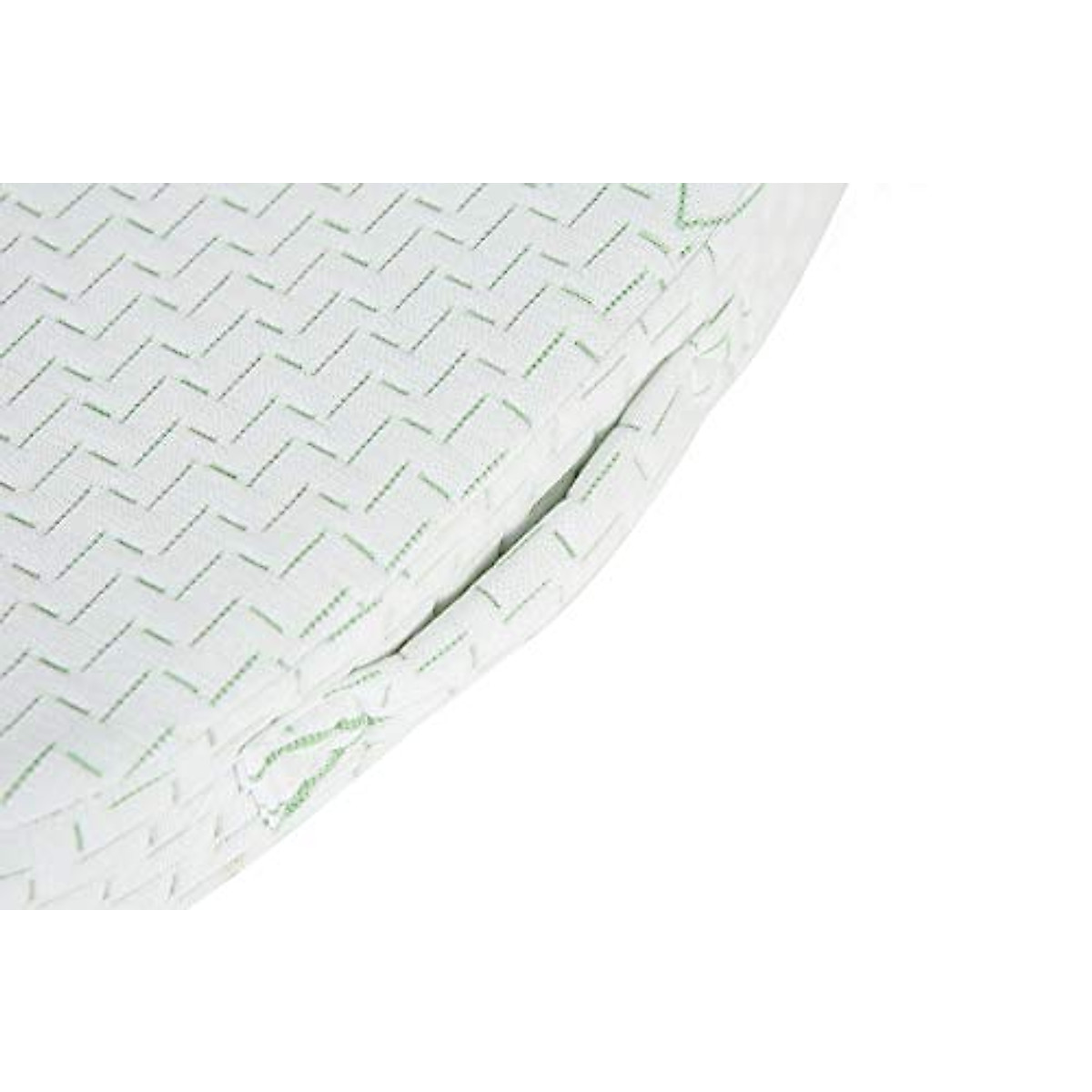 Bamboo Seat Cushion Pillow for Office Chair - Memory Foam Pad for Tailbone, Sciatica, Lower Back Pain Relief, Ergonomic and Non-Slip, Machine Washable Cover (Pack of 1)