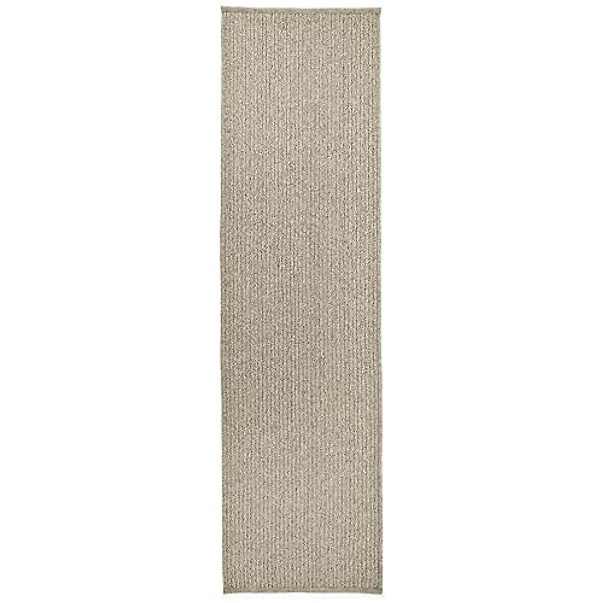 Liora Manne Calais Solid Indoor/Outdoor Rug – Casual Traditional Rug, Weather Resistant, Easy Care Performance Rug, Rugs for Entryway, Living Room, Patio, Solid Grey, 2' x 7'6"