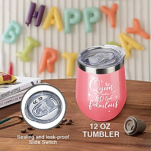 AWDK 60th Birthday Gifts for Women, Birthday gift for her, 60th Birthday idea for Mom, Grandma, Sister,Friend,Anut,Coworker, Birthday decoration for 60 year olds Women 8pcs