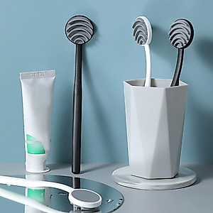 VILLCASE 5pcs cleaning brush tool scraper silicone spatula cleaners coating scrubber clean brush plastic portable brush