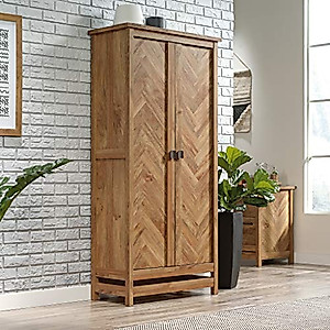 Sauder Cannery Bridge Storage Cabinet, Sindoori Mango finish