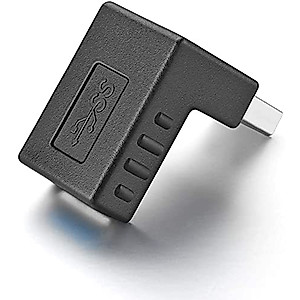 URWOOW Super-Speed USB 3.0 Adapter Converter Coupler Connector 90 Degree Male to Female Combo Vertical (Up and Down Angle)