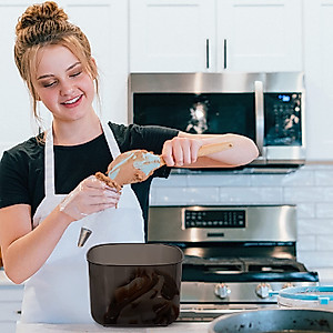 LivLab 25 lbs +10 lbs Rice Dispenser, Airtight Rice Container Storage with Measuring Cup & Brush Food Cereal Container Bins Household for Kitchen Pantry Organization