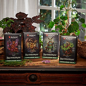 Magic: The Gathering Bloomburrow Commander Deck Bundle - Includes All 4 Decks (Animated Army, Family Matters, Peace Offering, and Squirreled Away)