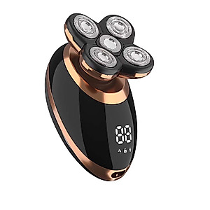 Surker Head Shavers for Bald Men 4d Electric Razor 5 in 1 Nose Beard Trimmer Hair Clipper Shaving Kit Rotary Shaver Cordless USB Rechargeable Facial Grooming Kit Waterproof