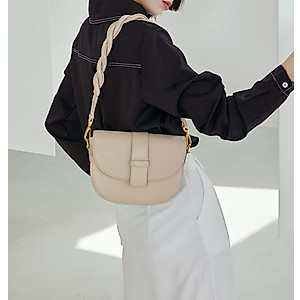 YXBQueen Black Bags for Women Purses and Handbags Genuine Leather Crossover Bag Over the Shoulder