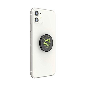 PopSockets PopTop (Top only. Base Sold Separately) Swappable Top for PopGrip Bases, PopGrip Slide, Otter+Pop & PopWallet+ - Lenticular Skull