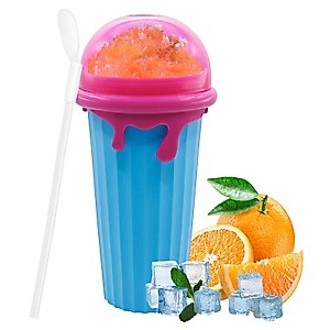 Slushy Cup Slushy Maker Cup TIK TOK Frozen Magic Squeeze Cup - Quick Cool Slushy Milk Shake Ice Cream Smoothies Cup
