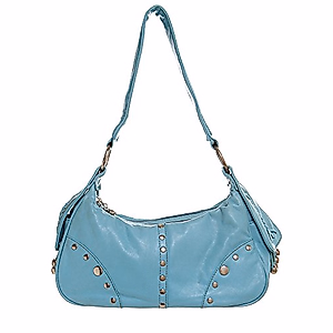 Handbags For All Studded Hobo Shoulder Handbag