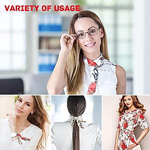 4 Sets Wool Beret Hat French Style Beanie Hats with Silky Neck Scarf Fashion Beret Caps for Women Girls Lady