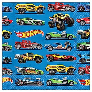 Hot Wheels Wild Racer Beverage Napkins, Party Favor