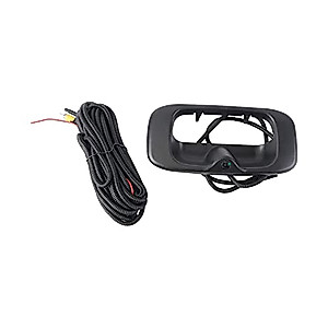 FEIDKS Tailgate Replace Rear View Camera Backup Tailgate Handle Camera Compatible with Chevy Silverado and GMC Sierra 1999-2006,Tailgate Door Handle Replacement Camera(Color: Black)