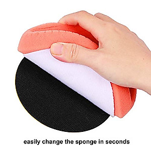 Makitoyo 5PCS 6 Inch Compound Buffing Sponge Pads，Compound Buffing Pads for Car Polisher Sanding, Polishing, Waxing,Polishing Pads Kit