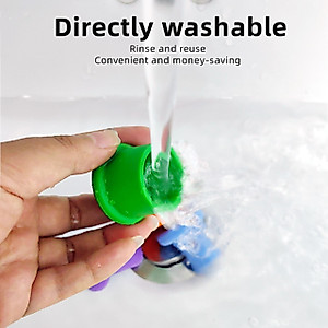 10 PCS Silicone Wine Stoppers, Reusable Beer Wine Corks, Sparkling Bottle Stopper, Wine Bottle Caps，Glass Corks Beverages Beer Champagne Bottles for Corks to Keep Wine Storage Fresh Tools