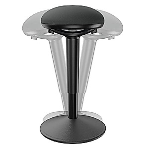 Ergooffile Standing Desk Chair with 360-Degree Standing Desk Chair with Memory Foam Seat Cushion, Lightweight & Flexible, Fully Assembled