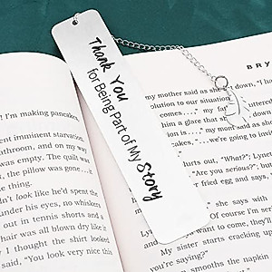 Thank You Gifts Metal Bookmark for Women Men Book Lovers Teacher Coach Appreciation Gifts Christmas Gifts for Coworker Friends Boss Lady Birthday Graduation Teachers Day Gifts for Teacher Professor