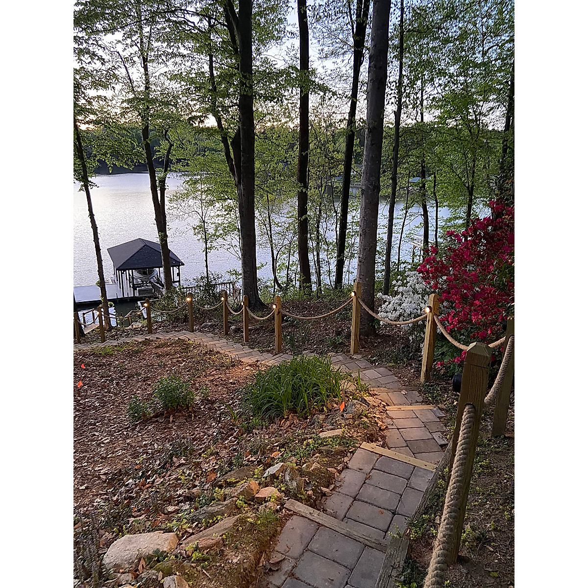 LEONLITE Low Voltage LED Deck Lights, 3W CRI90 12-24V AC/DC Landscape Step Stair Railing Light, IP65 Waterproof Aluminum Surface Mount Louvered Stair Light, 3000K Warm White, Bronze, Pack of 6