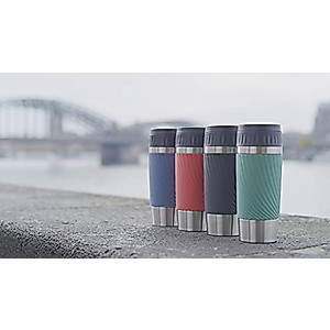 EMSA Easy Twist N2011700 Travel Mug 360 ml Petrol Blue