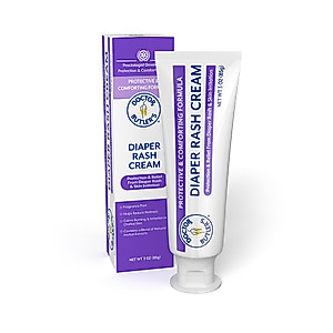 Doctor Butler’s Diaper Rash Cream – Maximum Strength Diaper Rash Cream for Baby Providing Fast Relief & Protects Sensitive Skin, Botanically-Derived Ingredients & Free of Irritants (3oz)