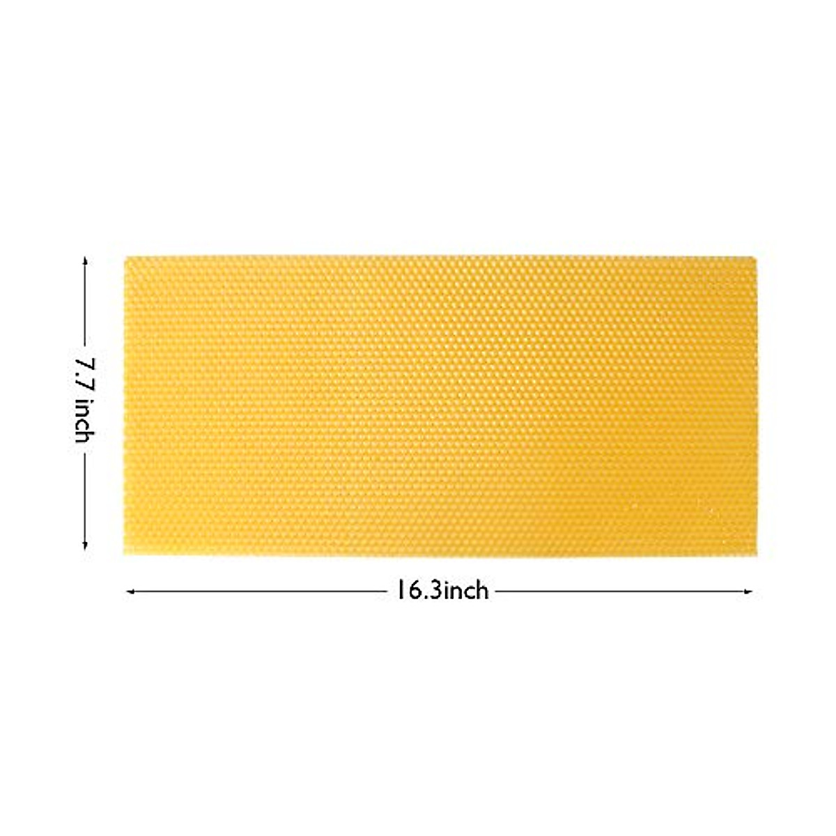 KISSTAKER 15PCS Bee Honey Sheets Beehive Wax Foundation Beekeeping Equipment Bee Comb Honey Frame