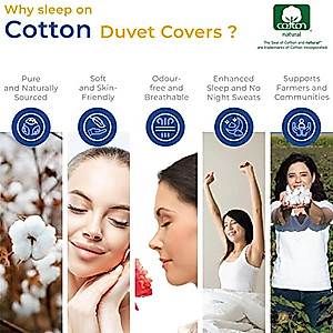 THREAD SPREAD Queen/Full Duvet Cover, 600 Thread Count Sateen 3Pc Egyptian Cotton Duvet Cover Set, 100% Pure Cotton Comforter Cover, 2 Pillow Shams, Zipper Closure, 7 Corner Ties - (Silver)