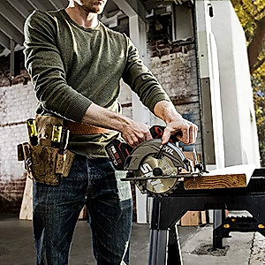 SKIL 2-Tool Combo Kit: PWR CORE 20 Brushless 20V Cordless Drill Driver and Cordless Circular Saw Includes 4.0Ah Lithium Battery and PWRJump Charger - CB743901
