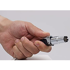 LockNFlate® Locking Air Chuck - Six Steel Jaws Lock onto Any tire Valve - Won't Leak or pop Off - Rated to 150 PSI - Open Flow