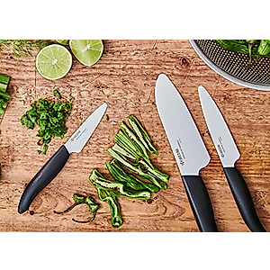 KYOCERA 3` Black Paring Knife, 1 EA