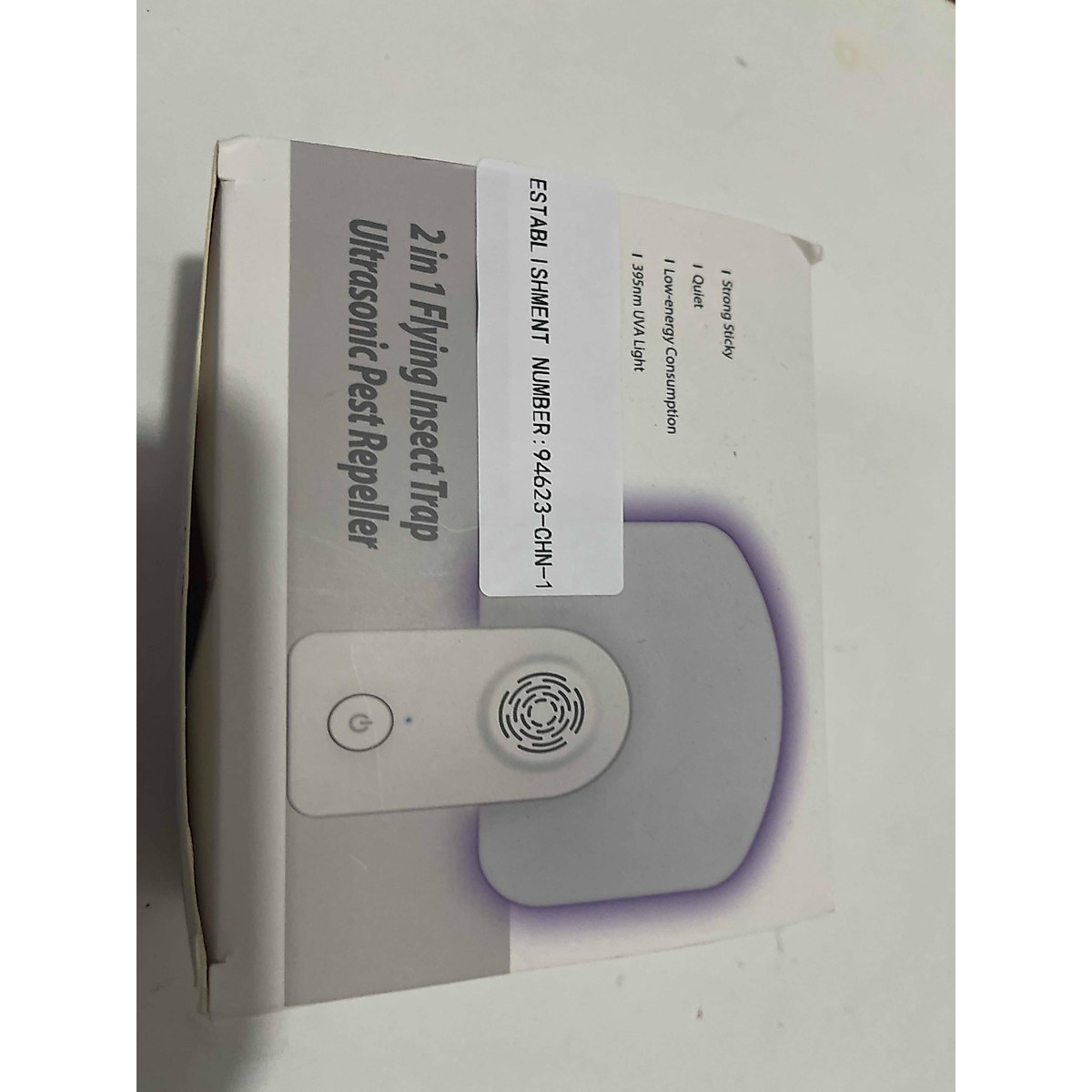 2 in 1 Flying Insect Trap Plug in & Ultrasonic Pest Repeller Indoor, House Safe Pest Control Fly Trap Mosquito Killer Mouse Repellent for Bug Mosquito Fruit Fly Gnat Mouse Rat, 2 Devices+6 Refills