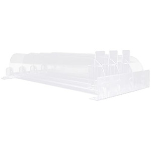 Pusher Tray Rack 3pcs Drink Organizer for Fridge Soda Can Organizer Refrigerator- Drinking Showcase Pushers Tray Rack for Supermarket 30cm