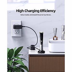 15V Charger Fit for Philips Norelco Oneblade QP6510 QP6520 QP6530 QP6550 Shaver One Blade HQ8505 Power Cord Replacement Supply Adapter