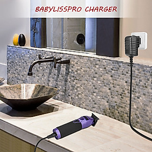 Anrom Replacement 4.5V Clipper Charger Compatible with Babylisspro Barberology FX787,FX788,FX870,FX820 Trimmers Charger Cord 10 ft