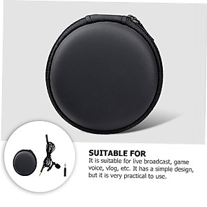 Vaguelly 3 Sets Lavalier Microphone Professional Clip on Microphone Mini Microphone USB Microphone Hands Microphone Lavalier Lapel Microphone