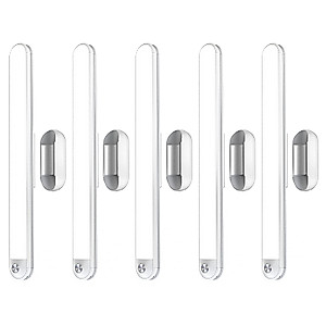 Stick On Reading Lights for Bottom Bunk Bed Headboard Wall Mounted Dimmable Touch Light Bar Rechargeable Wireless Vanity Mirror Magnetic Mount Battery Powered Desk Lamp Under Cabinet Lighting (5 Pack)
