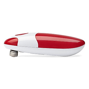 Bartelli Soft Edge Automatic Electric Can Opener - Red Battery Powered