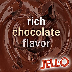 Jell-O Chocolate Instant Pudding & Pie Filling Mix, 5.9 oz Box, As Seen on TikTok