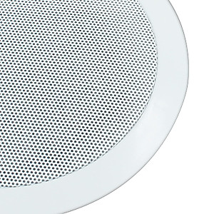 Herdio 5.25 Inch Bluetooth Ceiling Speakers Home Recessed Speaker System 300 Watts Perfect for Humid,Kitchen,Bedroom,Bathroom,Covered Patio (A Pair)